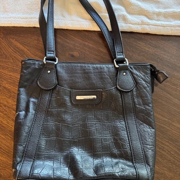 Stone&Co | Bags | Stone Co Black Leather Shoulder Bag | Poshmark